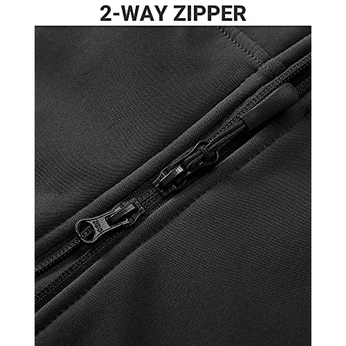 Outdoor Ventures Men's Running Vest Outerwear, Lightweight Windproof Fleece-Lined Softshell Sleeveless Jacket for Golf