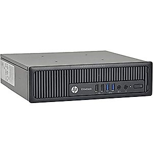 HP 800 G1 USFF Computer Desktop PC, Intel Core i5 3.2GHz Processor, 8GB Ram, 250GB Hard Drive, WiFi | Bluetooth, 1080p Webcam, Wireless Keyboard & Mouse, 19 Inch Monitor, Windows 10 (Renewed)