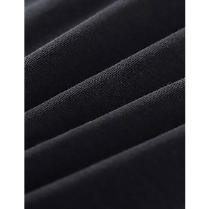 CRZ YOGA Pima Cotton Workout Long Sleeve Shirts for Women Athletic Crewneck Yoga Casual Tops Plain T-Shirt Black X-Small