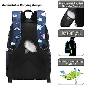 Xunteny Elephant Backpack for Girls Women Teens, School Backpack College Bookbags Ladies Laptop Backpacks