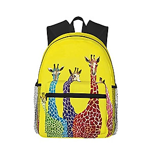 Backpacks Giraffe College School Book Bag Travel Hiking Camping Daypack