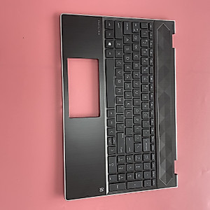 Replacement for HP Pavilion X360 15T-CR000 15T-CR 15 CR 15-CR0051OD Laptop Upper Case Palmrest Keyboard Assembly Part l20848-001 4600EH0E000 Top Cover Black