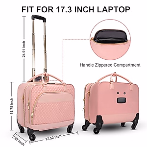 Ytonet Rolling Briefcase