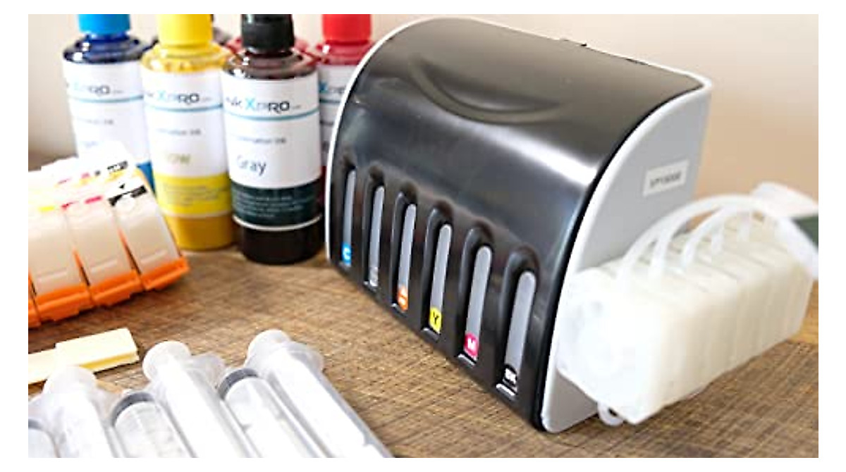 INKXPRO 312XL Empty Ink System CISS Refillable Cartridge Kit with Ink ...