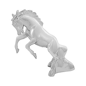 GG Grand General 48120 Chrome Fighting Stallion Hood Ornament