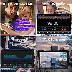 2G 32G Android 11 Car Radio for Toyota Corolla 2009-2013 with Carplay Android Auto, 9'' Touch Screen Car Stereo Bluetooth Navigation Media Player GPS Hi-Fi WiFi FM Rear Camera