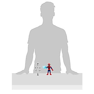 Playskool Heroes Marvel Super Hero Adventures Collectible 5-Inch Spider-Man Action Figure with Web Accessory, Toys for Kids Ages 3 and Up