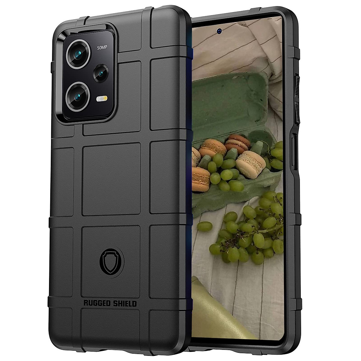 Ephoou Slim Phone Case for Xiaomi Redmi Note 12 Pro 5G, Rugged Shield with Military Grade Shockproof Protection Case Compatible with Redmi Note 12 Pro 5G /Note 12 Pro Speed/Poco X5 Pro HD-Black