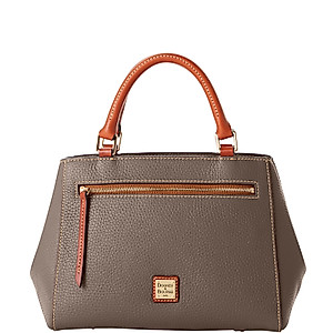 Dooney & Bourke Handbag, Pebble Grain Small Zip Satchel - Elephant