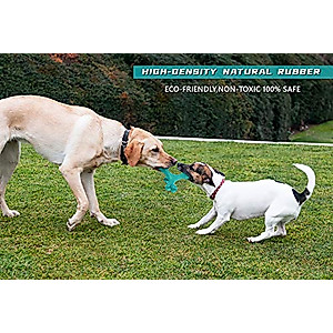 CVALIN Dog Chew Toys for Aggressive Chewers Large Breed,Indestructible Bones Toy，Durable Cleaning Toothbrush Natural Rubber Dog Toys