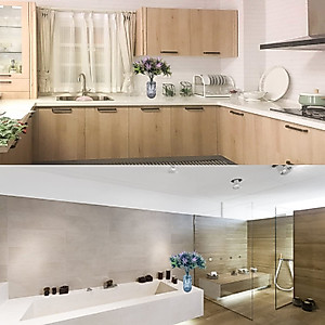 Cjbenuti 4 Pcs Artificial Succulents Plants with Leaves,UV Resistant Outdoor Silk Plants Unpotted Fake Tropical Plant,Fall Leaves Plastic Plants for Bathroom Home Wedding Garden Décor(Purple)