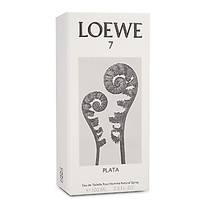 Loewe 7 Plata for Men Eau de Toilette Spray, 3.4 Ounce