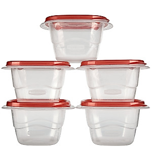 Rubbermaid Takealong Mini Deep Square Set, 5 Piece