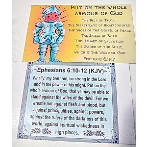 Unisex Christian Keychain, purse charm, zipper pull with I can do all things through Christ and Armor of God Tibetan Bronze Charms