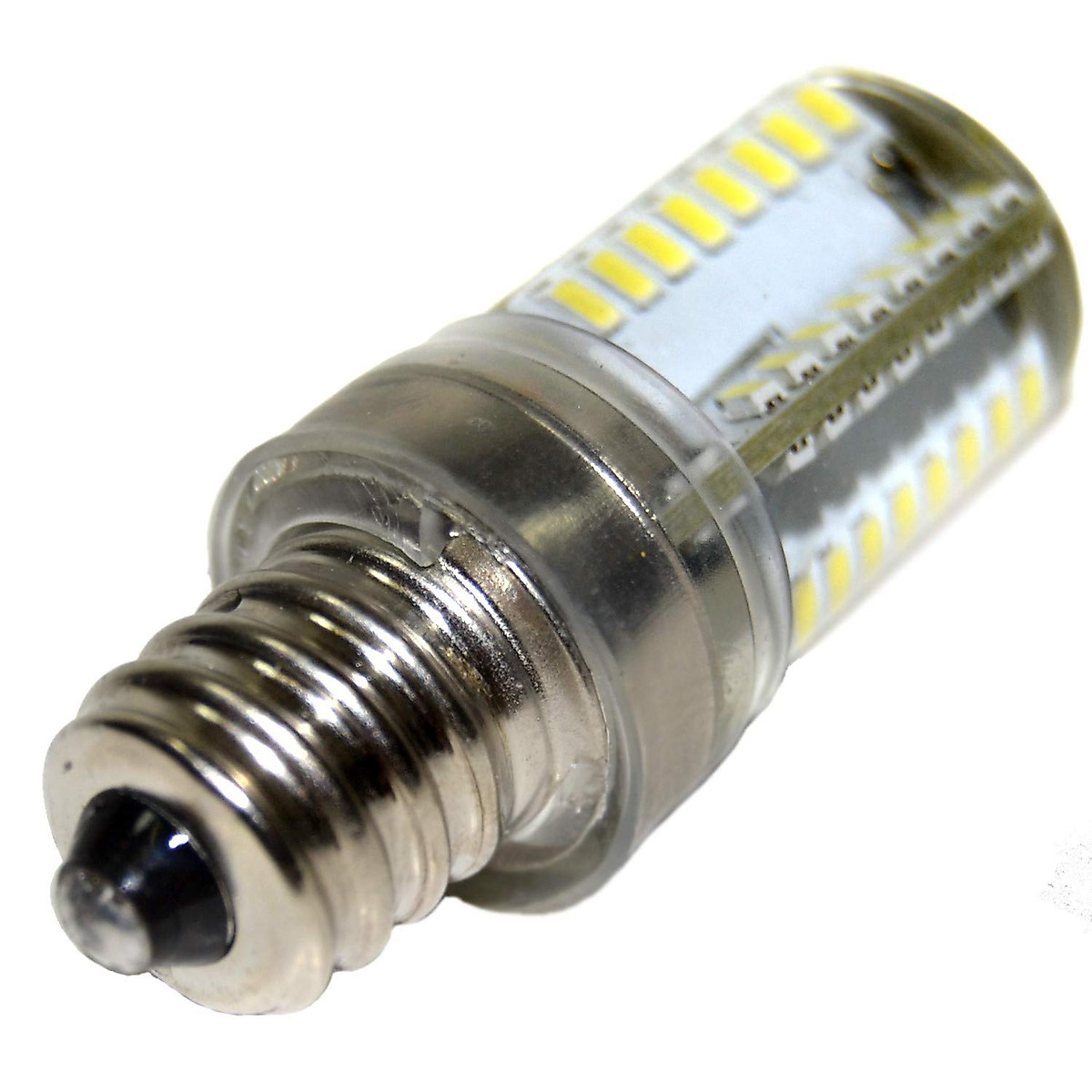 HQRP 7/16" 110V LED Light Bulb Cool White Compatible with Brother LS-2125 / LS-2125b / LS-2125i / LS-2129 / LS-2130 / LS-2150 / LS-2160 Sewing Machine