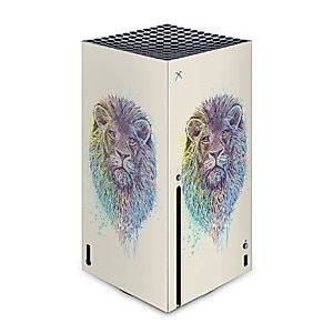 Head Case Designs Officially Licensed Rachel Caldwell Lion Art Mix Vinyl Sticker Gaming Skin Decal Cover Compatible With Xbox Series X Console
