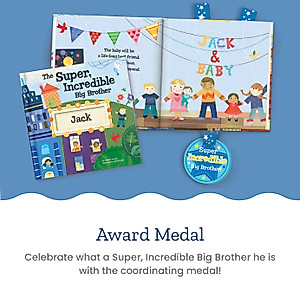 Super Incredible Big Brother - Personalized Children's Story - I See Me! (Hardcover)