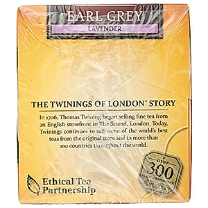 Twining Tea Lavender Earl Grey, 1.41 oz (20 COUNT)