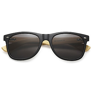 Got Shades Wholesale Bamboo Sunglasses Retro 80's Wood Sunglasses Men-Cool Sunglasses for Men & Women-10 Pack