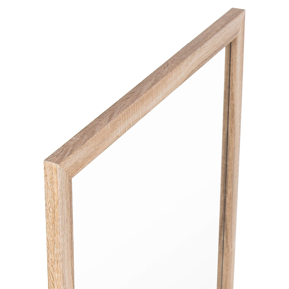 Truu Design Decorative Rectangular Solid Rectangular Wall Mirror, 16 x 20 inches, Beige