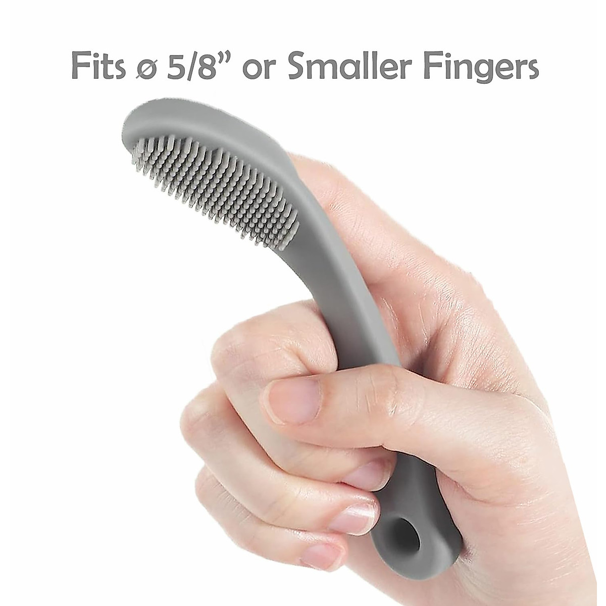 Pet Republique Finger Toothbrush with Handle for Dogs and Cats – Super Soft Silicone, Finger Insert Style (3-Count)