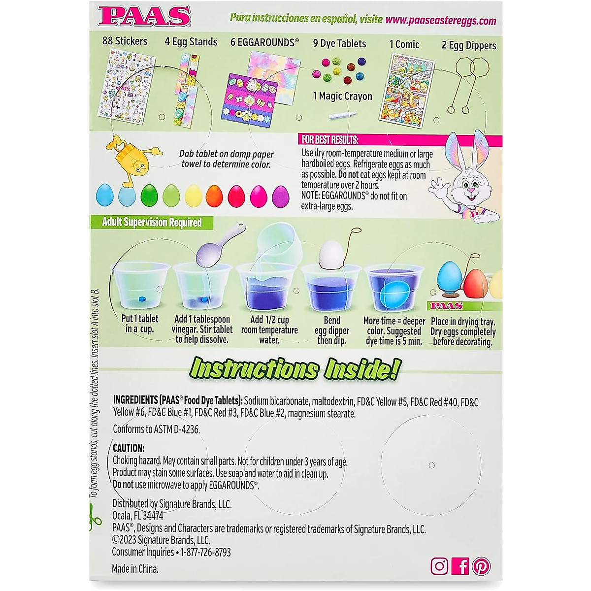 PAAS Deluxe Easter Egg Decorating Kit - America's Favorite Easter Tradition