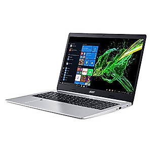 Acer Aspire 5 Slim Laptop, 15.6" Full HD IPS Display, 10th Gen Intel Core i5-10210U, 8GB DDR4, 256GB PCIe NVMe SSD, Intel Wi-Fi 6 AX201 802.11ax, Fingerprint Reader, Backlit KB, A515-54-59W2, Silver