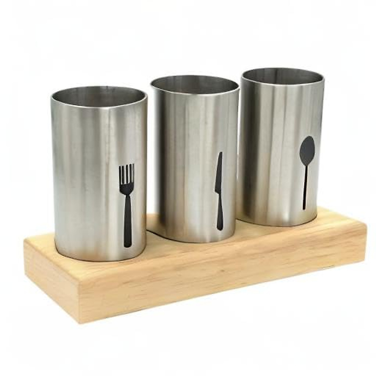 WSKC 4PC Flatware Caddy Holder Stainless Steel
