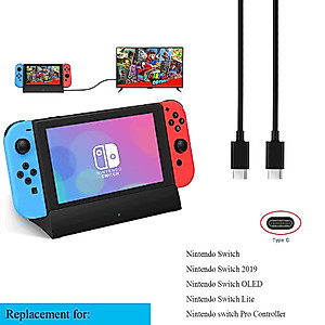 10Ft Charger for Nintendo Switch,PD Power Charger Adapter,Fit for Nintendo Switch/Switch Lite/Switch OLED,with 10Ft USB C Cable