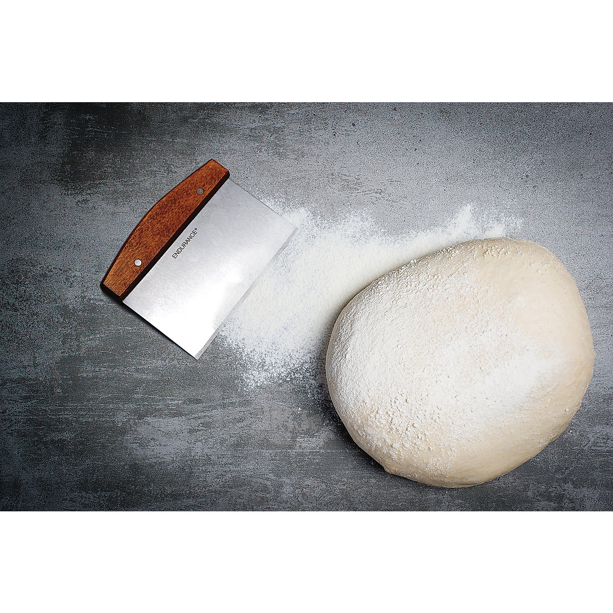 RSVP International Endurance Kitchen Collection Baking Accessories, Bench Scraper, Pastry Blender