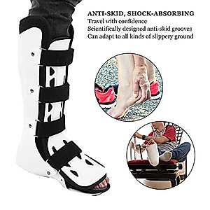 COOVS Plantar Fasciitis Night Splint,Arch Support & Foot Stabilizer, Elastic Wrap for Plantar Fasciitis, Achilles Tendonitis Recovery, Men, Women (Right,Medium)
