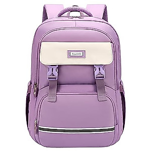 FALANKO Backpack for Girls,15.6 inch Women Laptop School College BookBag with USB Charging Port, High Middle Elementary School Backpack For Teen Students,Large Capacity Travel work Daypacks for Women