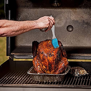 Pastry Brush, Heat Resistant Silicone Basting Brush for Kitchen Cooking BBQ Grill Barbecue Baking