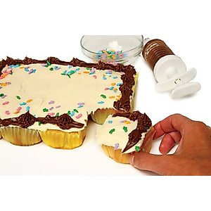 Norpro Nonstick 12-Cavity Linking Brownie Muffin Cupcake Cake Pan, Squares