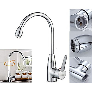 Water Spigot Spigot Stainless Steel Faucet Hot and Cold Tap Mixer Rotatable Kitchen Faucet Accessories for Sink Lavatory Bathtub Faucets Sink Faucet Sink Faucet Sink Faucet