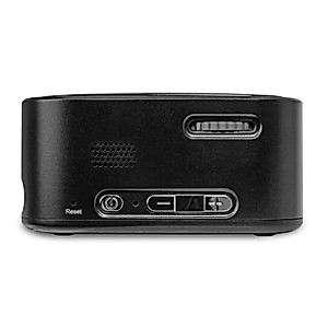 Miroir M29 Portable Projector, Black, 50 Inch Picture, 1080P Supported, Home / Outdoor Entertainment, Rechargeable Battery, Compatible With TV Stick / Laptop / Phone / Game Console