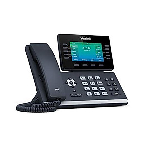 Yealink SIP-T54W IP Phone [5 Pack] 16 VoIP Accounts. 4.3-Inch Color Display. USB 2.0, 802.11ac Wi-Fi, Dual-Port Gigabit Ethernet, 802.3af PoE, Power Adapter Not Included (SIP-T54W)
