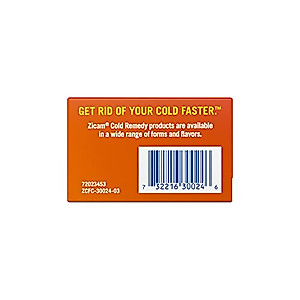 Zicam Cold Remedy Zinc Rapidmelts, Citrus Flavor, 25 Count (Pack of 1)