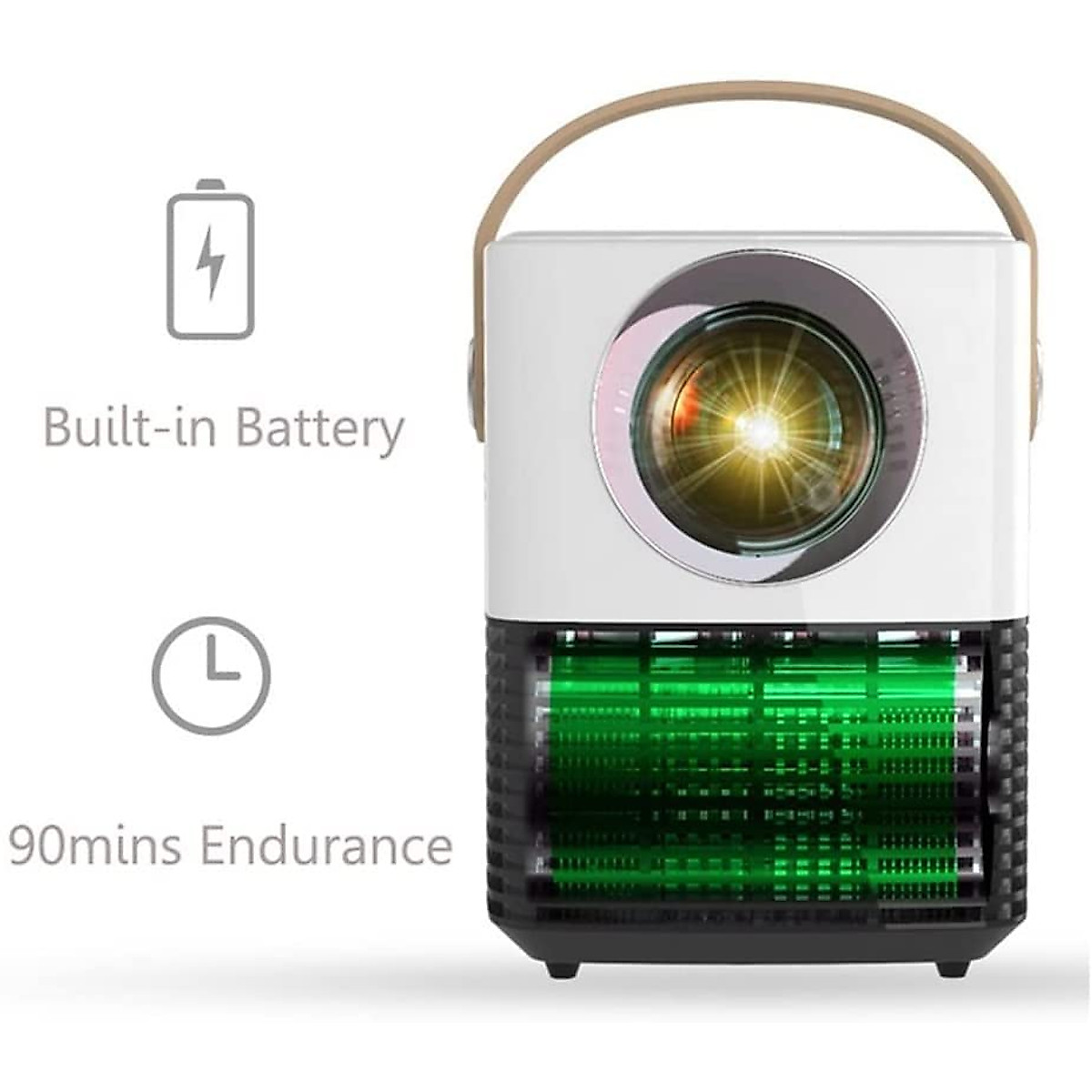 Feilx Mini Projector 2022 Upgraded Portable Video-Projector,Smart Projector Optional Support 1080p HD LED Portable Mini Projector WiFi for Home Theater Gaming Cinema