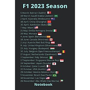 F1 2023 notebook