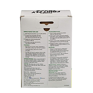 RESCUE! Reusable Indoor Fruit Fly Traps with Non-Toxic Liquid Attractant - 2 Traps, 3-Pack (6 Traps)