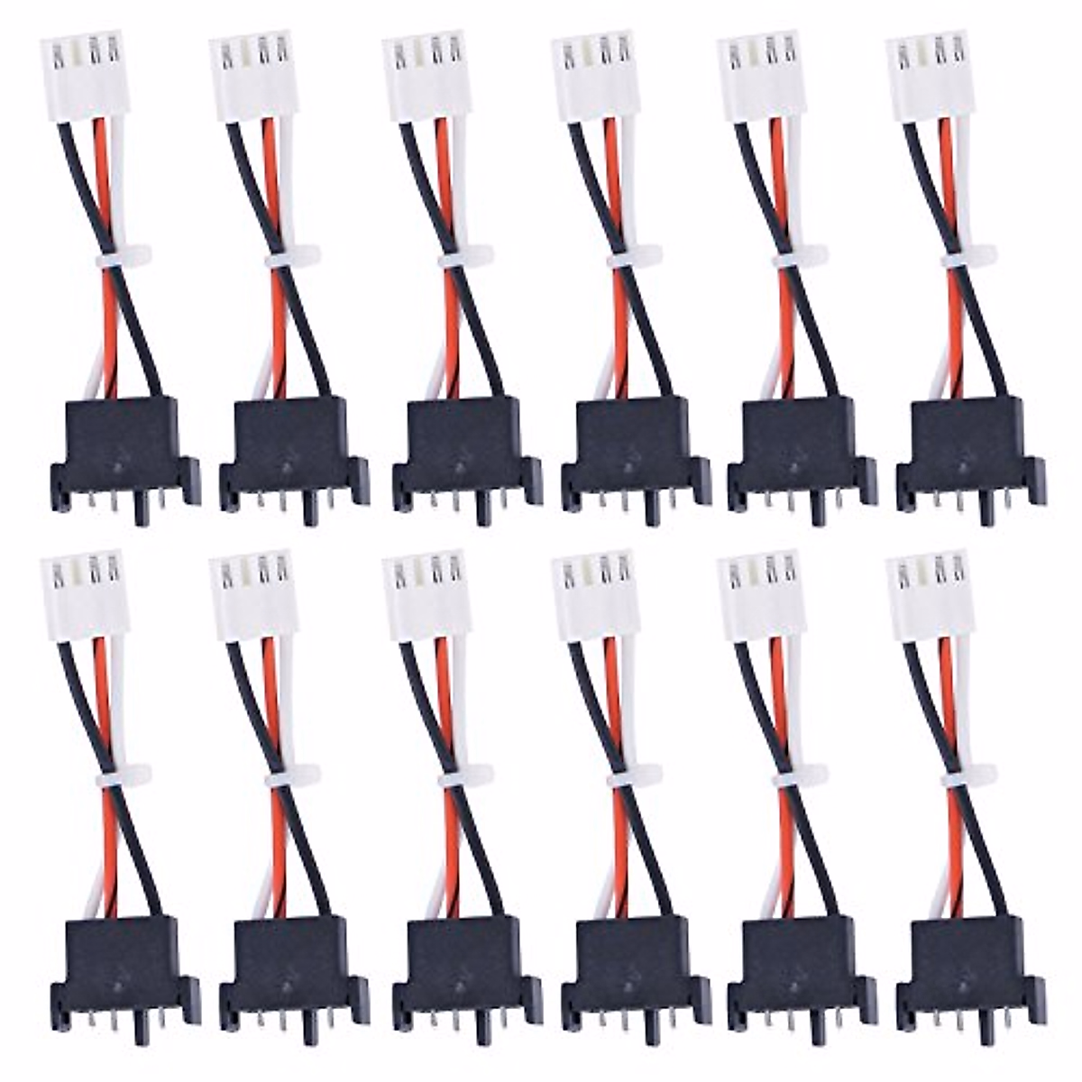 First Alert BRK ADF-12 BRK Smoke Alarm Adapter Plug for Firex Hardwire Smoke Alarms, White/Black, Pack of 12