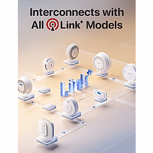 X-Sense Battery Powered Combination Smoke and Carbon Monoxide Detector with Voice Location, Wireless Interconnected Smoke Detector Carbon Monoxide Detector Combo, Model XP02-WR, 6-Pack