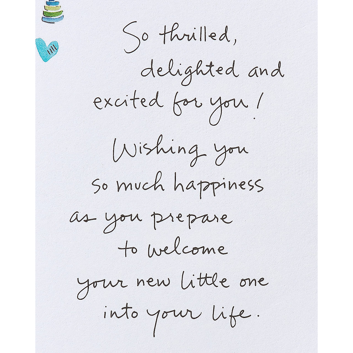 American Greetings Baby Shower Card for Boy (New Little One)