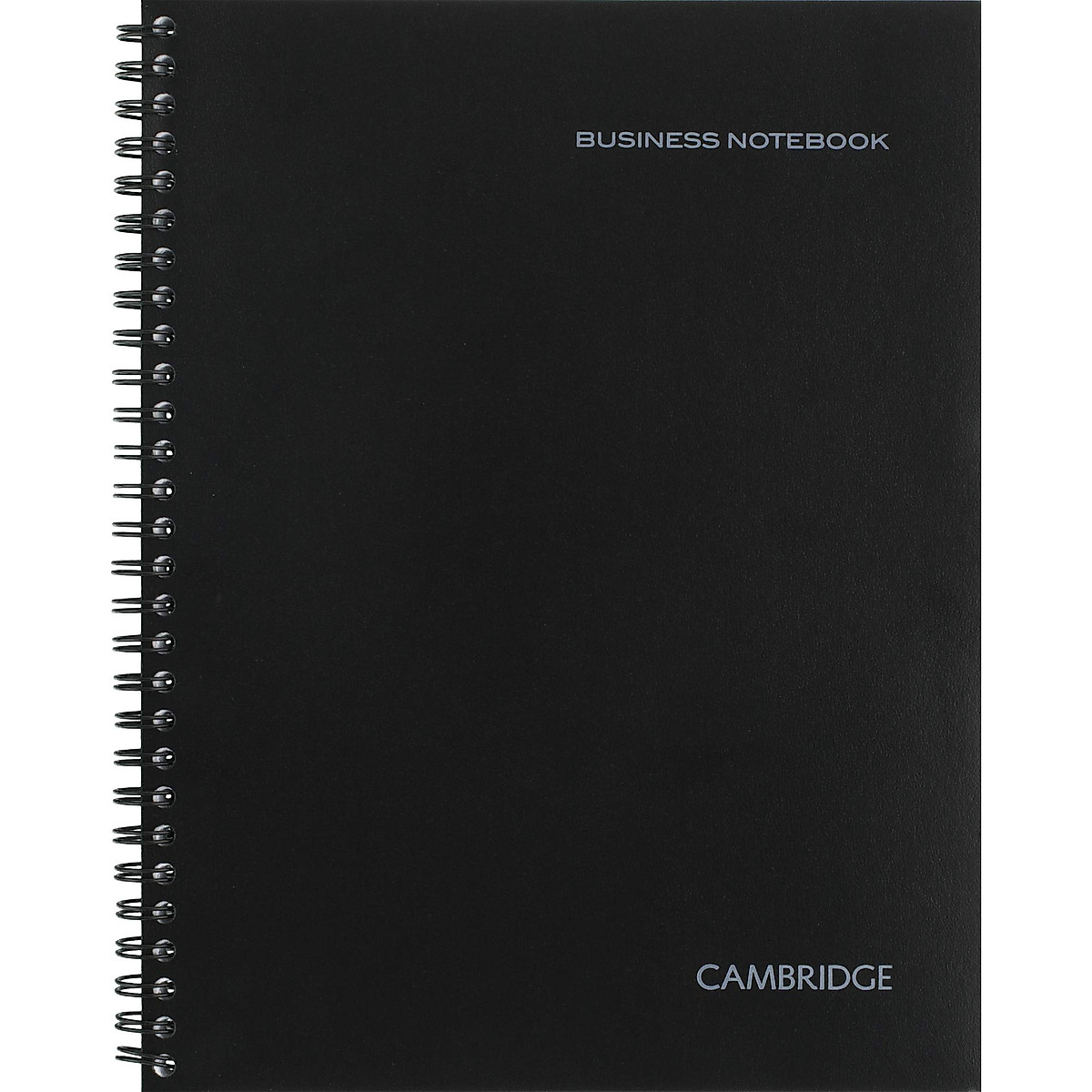Cambridge Limited Professional Spiral Notebook NEW BUSINESS ADDITION, 3 Pack, Legal Ruled, 6-5/8" X 9-1/2" Page Size, 80 Sheets, Wirebound Office journal & Notebook for Women & Men, Black. CAM10-402