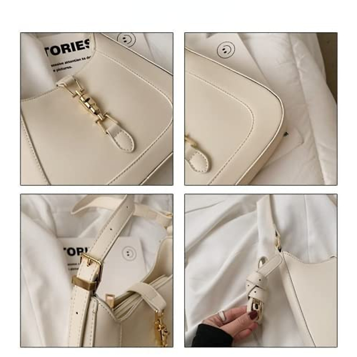 HDHTB Ladies Fashion Shoulder Bags for Women Handbag Crossbody Bag Underarm PU Leather Wallet Tote (green)