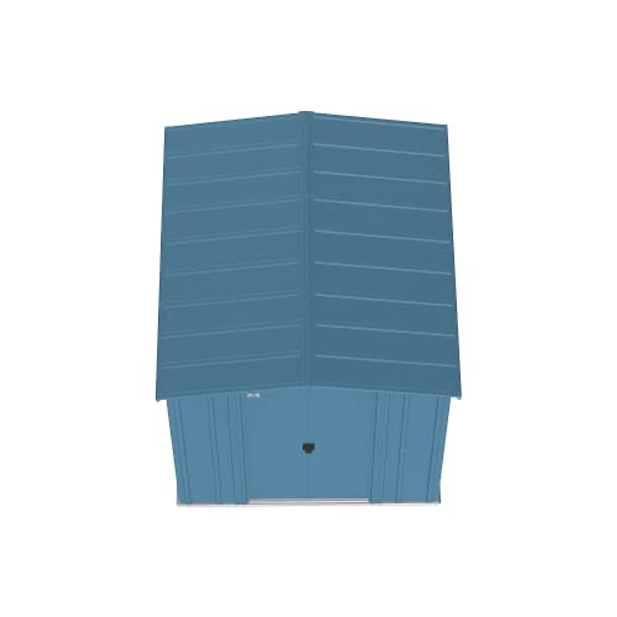 Arrow Classic Steel Storage Shed, 6x7, Blue Grey