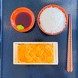 JapanBargain 3422, Set of 2 Japanese Style Soup Bowl with Lid and Spoon Set Miso Soup Bowl Rice Bowl Snack Bowl Dessert Bowl Appetizer Bowl, Black and Red Color, 11 oz