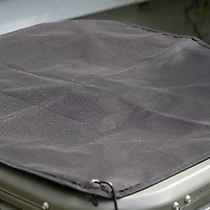 AnyWeather Central Air Conditioner Outdoor Cover – Window, Wall, Outside AC Unit Top Covers, Black