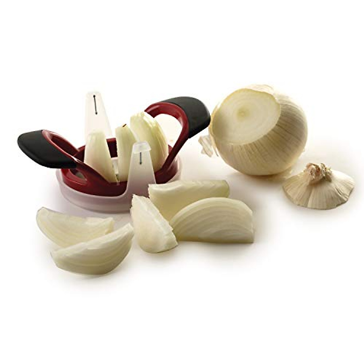 Norpro Grip EZ Fruit Wedger, 8 Sections, Red